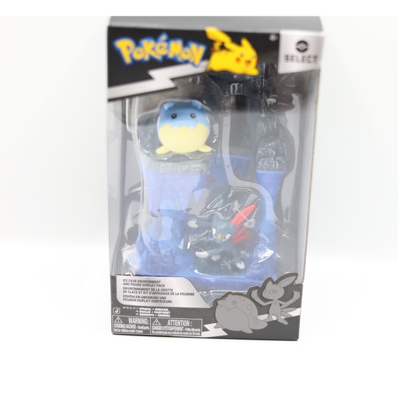 Pokemon | Toys | Pokemon Select Ice Cave Environment And Figure Display ...